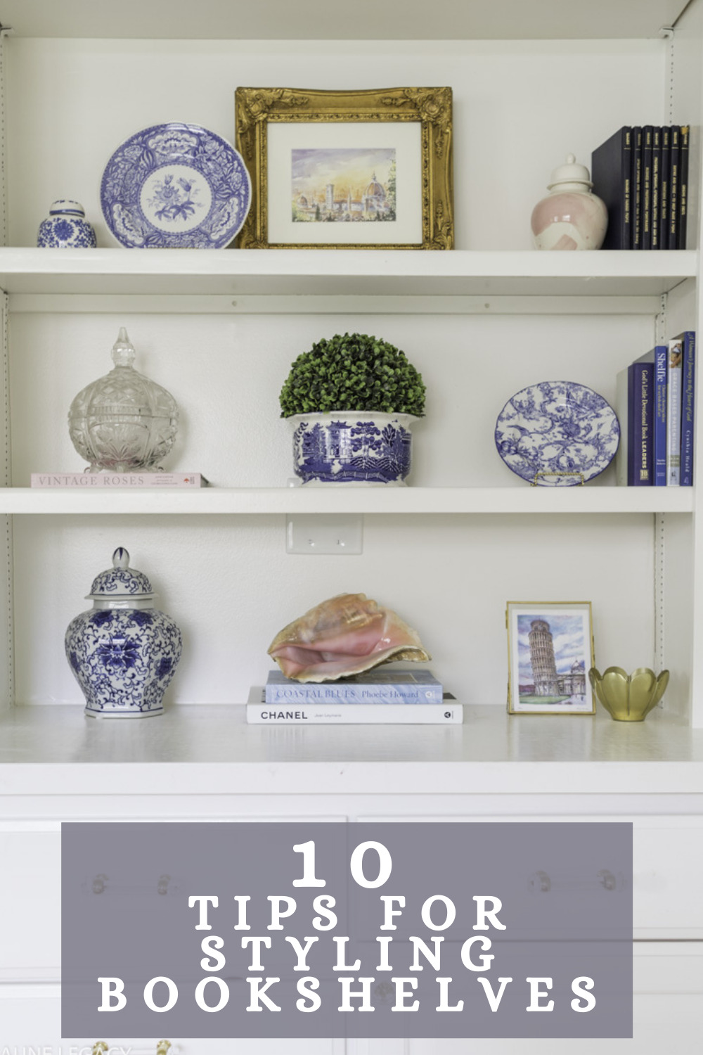 10 Ways to Decorate and Style Your Bookcase | Jennifer Maune